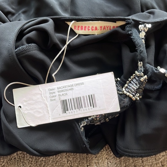 Rebecca Taylor | Dresses | Rebecca Taylor Black Backstage Dress | Poshmark